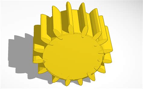 3d Design Sun Tinkercad
