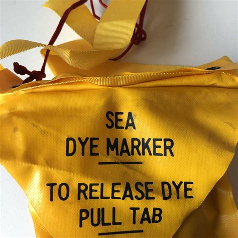 Usn Usmc Usaf Us Army Pilot And Aircrew Survival Sea Dye Marker Nos