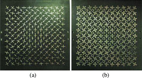 Photograghs Of The Dual Band Cp Reflectarray A Front View B Back Download Scientific