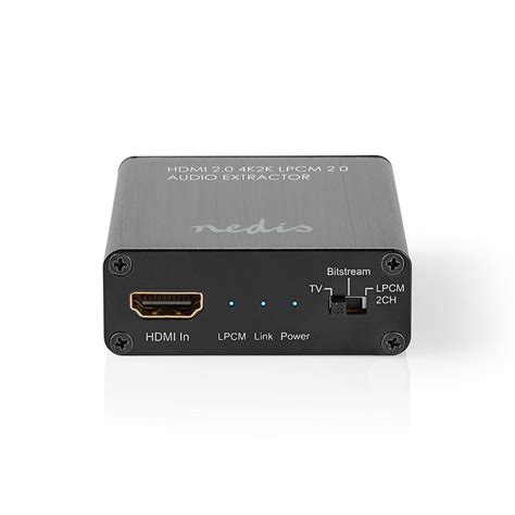 Hdmi™ Extractor Hdmi™ Input Hdmi™ Output Toslink Female 1x 3 5