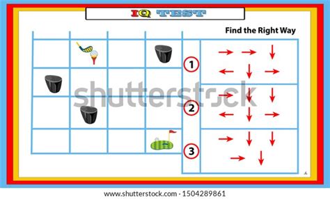 Coding Algorithmplace Shapes Coordinatesfind Match Numbers Stock Vector Royalty Free