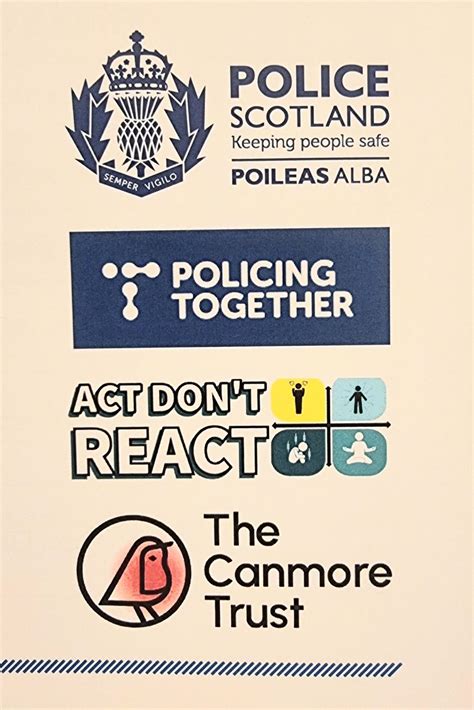 I Am Delighted To Have Attended The Act Dont React Programme Launch At The Scottish Police