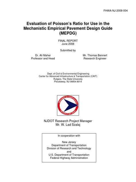 Evaluation Of Poisson Ratio Pdf Youngs Modulus Elasticity Physics
