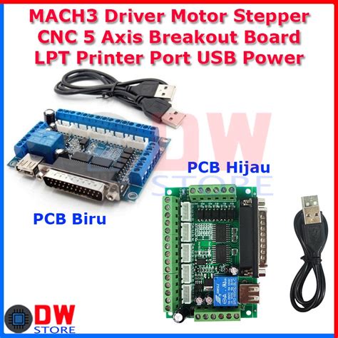 Mach 3 Mach3 Cnc 5 Axis Usb Breakout Board Bob Stepper Motor Driver