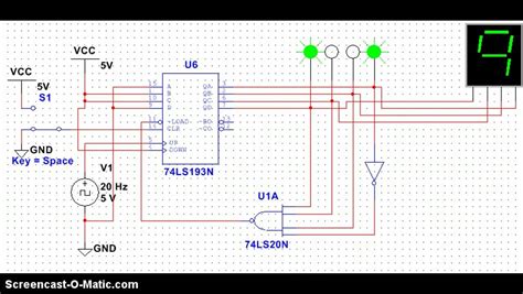 Mod 60 Counter Circuit Diagram