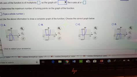 Solved Analyze The Polynomial Function Fx 3xx2 4 X4
