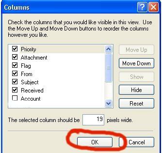 How To Add Remove Columns In Outlook Express
