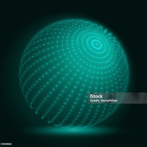 벡터 사이버 스 퓌 어와 이진 숫자 문자열로 녹색 큰 데이터 영역입니다 정보 코드 구조 표현입니다 암호화 분석입니다 Bitcoin Blockchain 이동입니다 데이터에