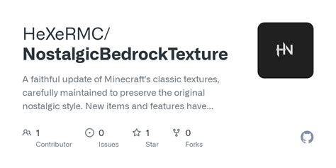 Github Hexermcnostalgicbedrocktexture A Faithful Update Of Minecrafts Classic Textures