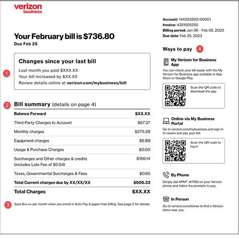 Mobile Bill Updates Verizon