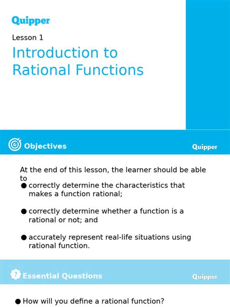 Rational Functions Pdf Polynomial Rational Number