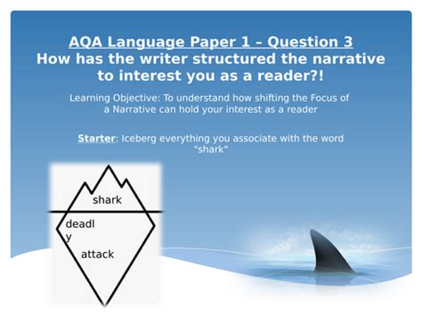 Paper 1 Aqa English Structure Lesson Jaws Teaching Resources