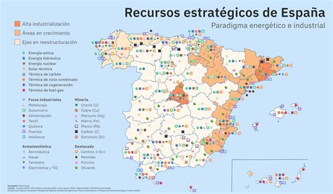 Mapa De Recursos Estratégicos De España 🇪🇦 Respana