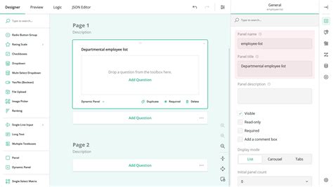 Build A Multi Level Dynamic Form With Nested Repeat Groups In Surveyjs