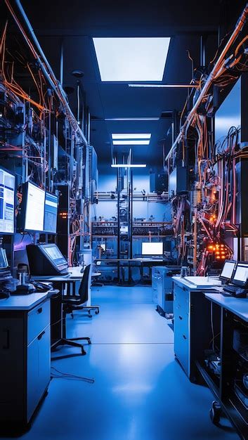 Hightech Ai Research Lab Complex Data Analysis Robotic Systems Generative Ai Premium Ai