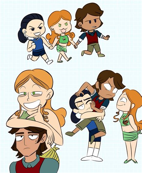 Izzy Noah Eva Team E Scope Total Drama Total Drama Island Some
