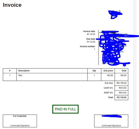 Hsn Code Is Not Printing In The Invoice Manager Forum
