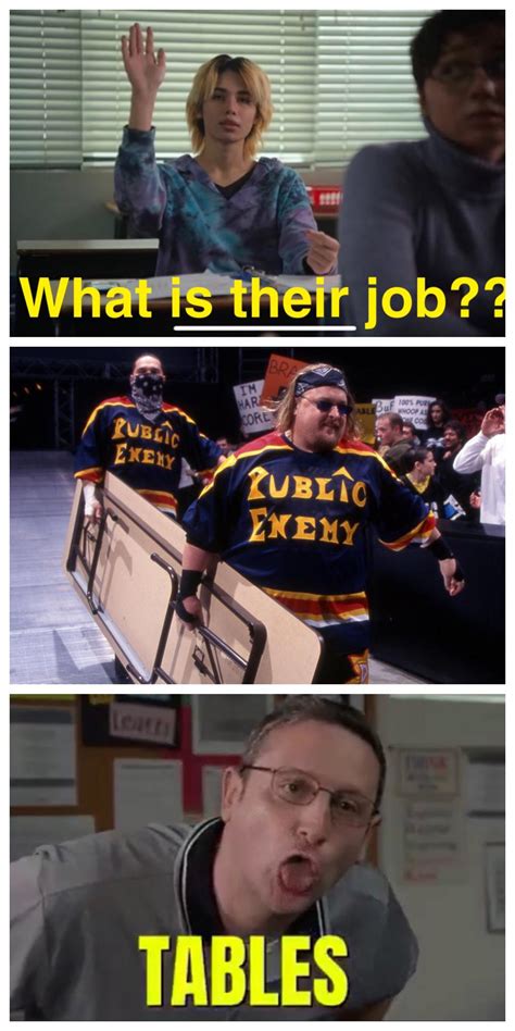 I CAN T KNOW HOW TO HEAR ANY MORE ABOUT TABLES R IThinkYouShouldLeave