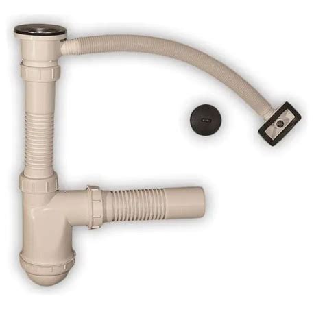 Sink Siphon 1 Chamber With Elastic Overflow Wasserman Eu