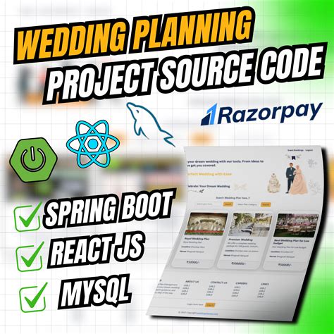 Wedding Planning Management System Project Source Code Spring Boot