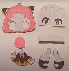 Wasu Art Template [anya] Plz Give Credits To Sree Art Paper Doll