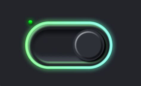 Cool Neon Toggle Button Figma