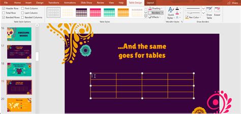 How To Create And Format Tables In PowerPoint Tutorial