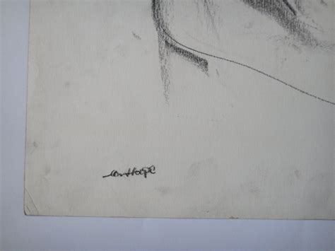 Bob Ten Hoope Bob Ten Hoope 1920 2014 Tekening Staand Vrouwelijk