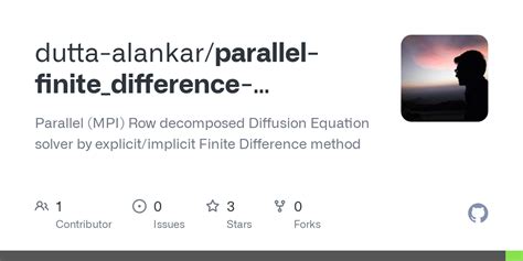 Github Dutta Alankarparallel Finitedifference Diffusion Equation Solver Parallel Mpi Row