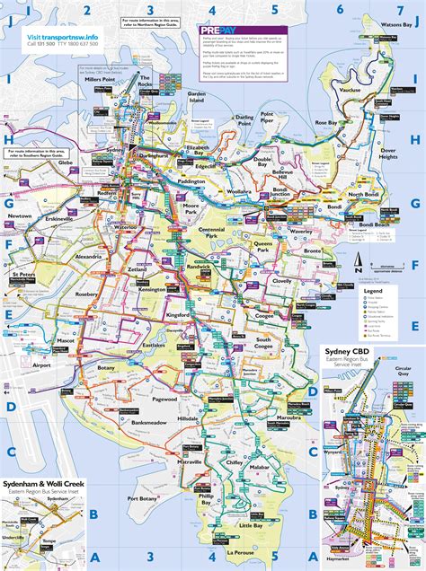 Sydney Bus Map