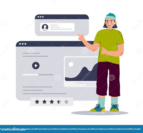 Ui Ux Designer Arrangement Interface Elements Of The Application And Sites A Man In A Hat And