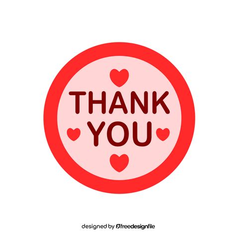 Thank You Love Romantic Clipart Free Download