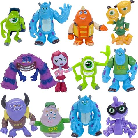 Customer Reviews For 12 Pcs Monsters Inc 4 In Tall Posable Movie