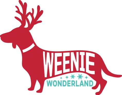 Weenie Wonderland Christmas Dog With Reindeer Antler T For Dogs