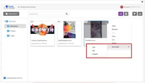 Managing Cloud Files And Collaboration In CorelDRAW Corel Discovery Center