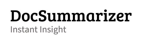 Docsummarizer 人工智能内容摘要，化繁为简