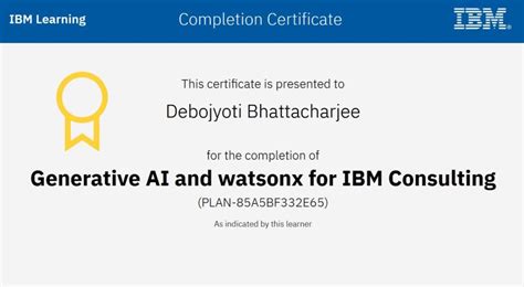 Debojyoti Bhattacharjee On Linkedin Ibmcertification Ibmskillsbuild