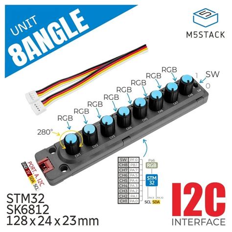 M5stack 8 Angle Unit M5stack U154