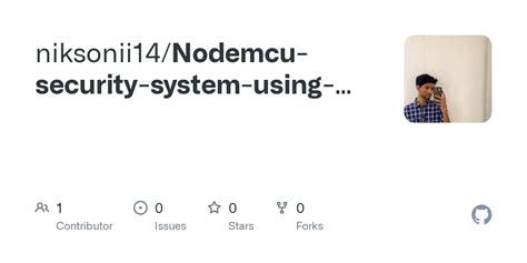 Github Niksonii14nodemcu Security System Using Telegram App