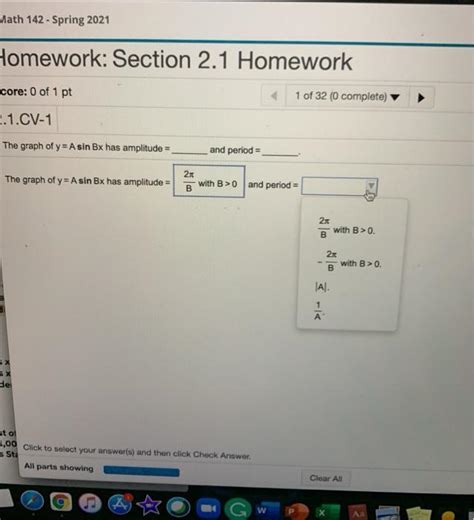Solved Homework Section 2 1 Homework Score 0 Of 1 Pt 1 Of