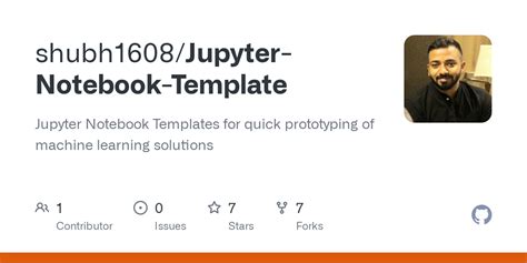 Github Shubh1608jupyter Notebook Template Jupyter Notebook