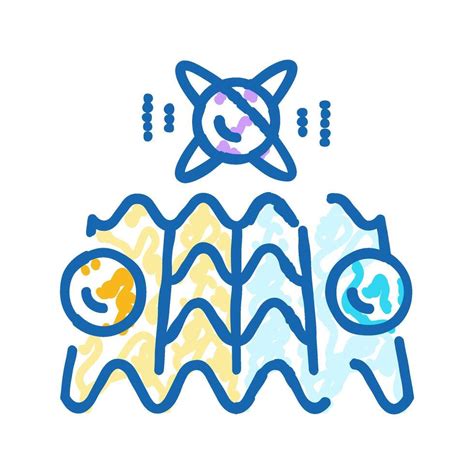 Error Correction Quantum Technology Icon Doodle Illustration 62458562