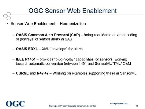 section 4 sensor web enablement ogc and geosciences
