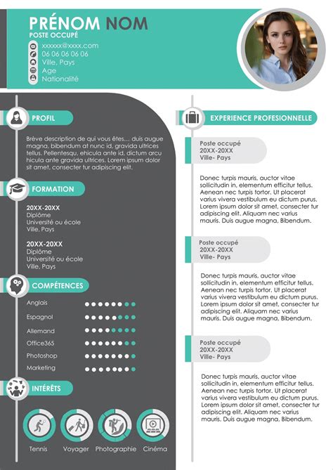 11 Idees De Ecrire Un Cv Modeles De Powerpoint Theme Powerpoint Images