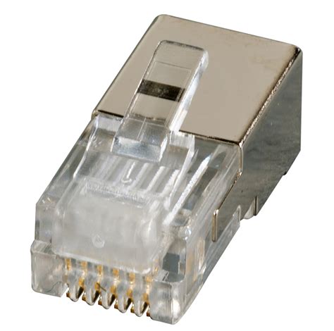 Modular Plug Rj12 Stp E Mo 66 G Pu 100 Silver 375001 100