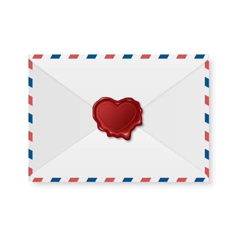 벡터 3d 현실적인 빈티지 심장 모양의 빨간색 스탬프 왁 스 물개 백서 봉투 씰링 왁 스 스탬프 품질 인증서 문서 편지 봉투 절연 발렌타인 데이 사랑 개념에 대 한 레이블