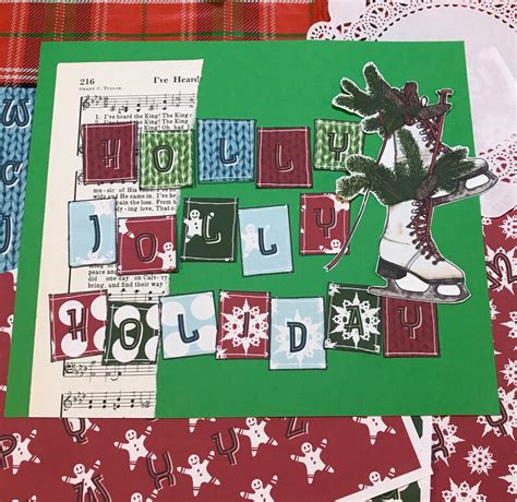 Holly Jolly Snowflake Alpha Etsy