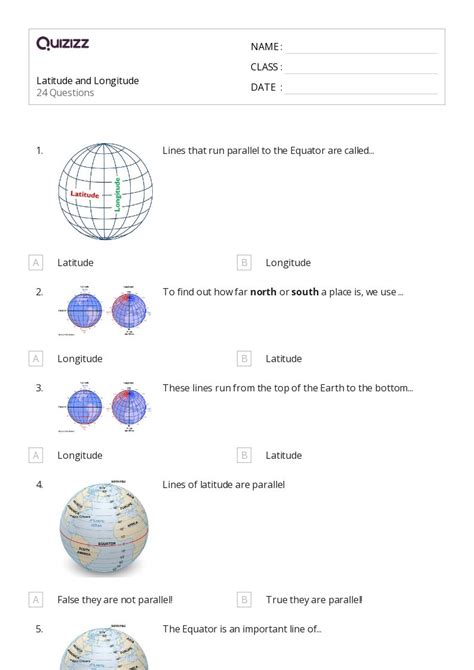 Latitude And Longitude Practice Games