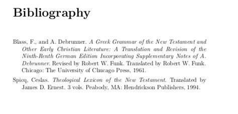 List Of Abbreviations Like Bibliography In Biblatex Sbl TeX LaTeX Stack Exchange