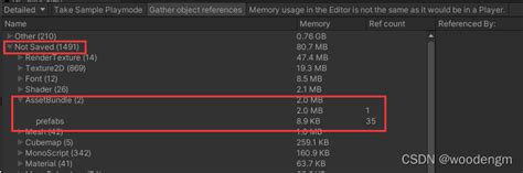unity中的资源管理 使用profile分析内存使用情况 unity profile csdn博客